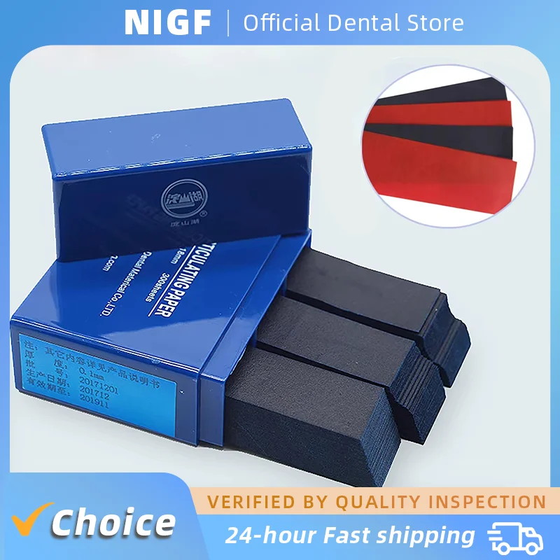 NIGF-300Pcs-Occlusive-Paper-Dental-Articulating-Orthodontic-Strip-Paper ...