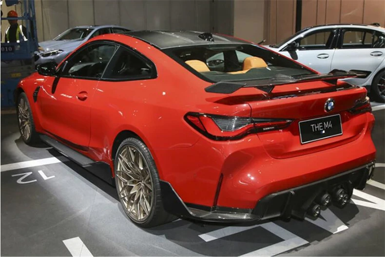 Dla BMW M3 G80 M4 G82 G83 2021 2022 2023 2024 PRAWDZIWY Tylny dyfuzor z ...