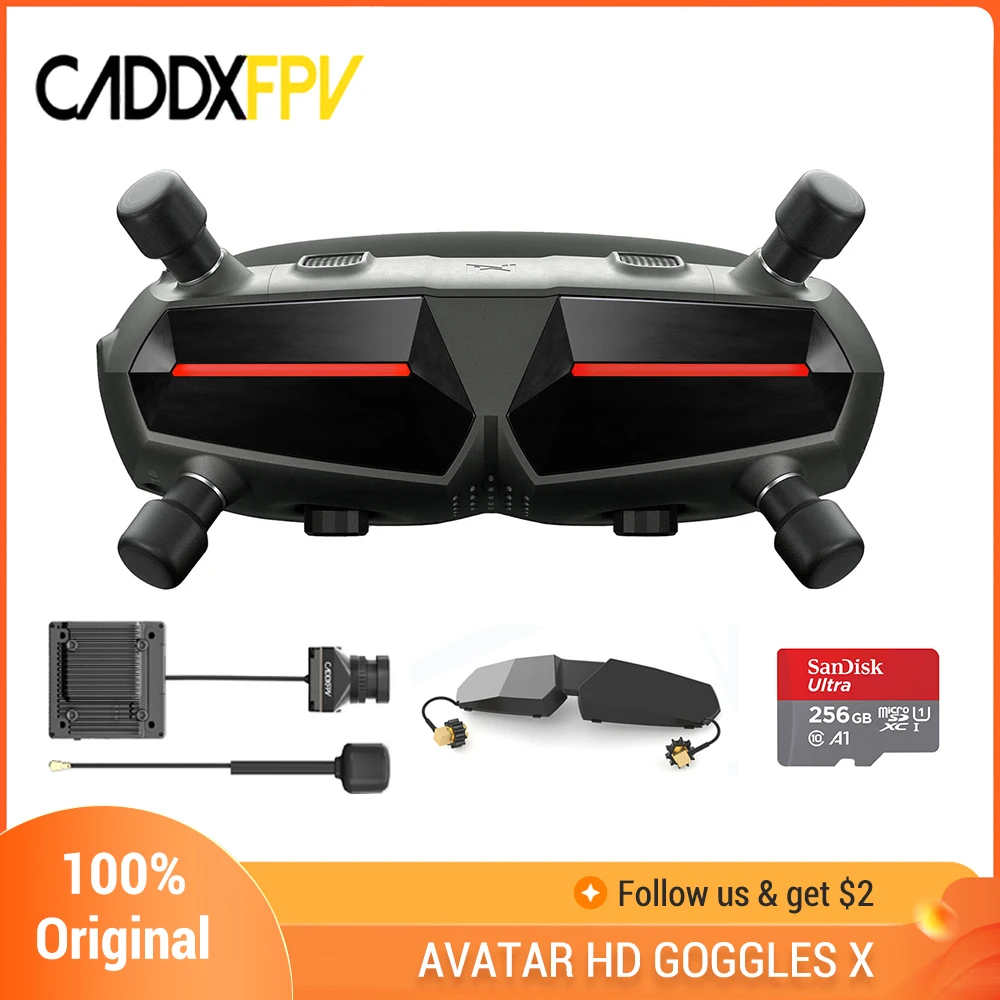 CADDX-Walksnail-Avatar-HD-Goggles-X-IN-STOCK-1080P-100FPS-REPLACE-VRX ...