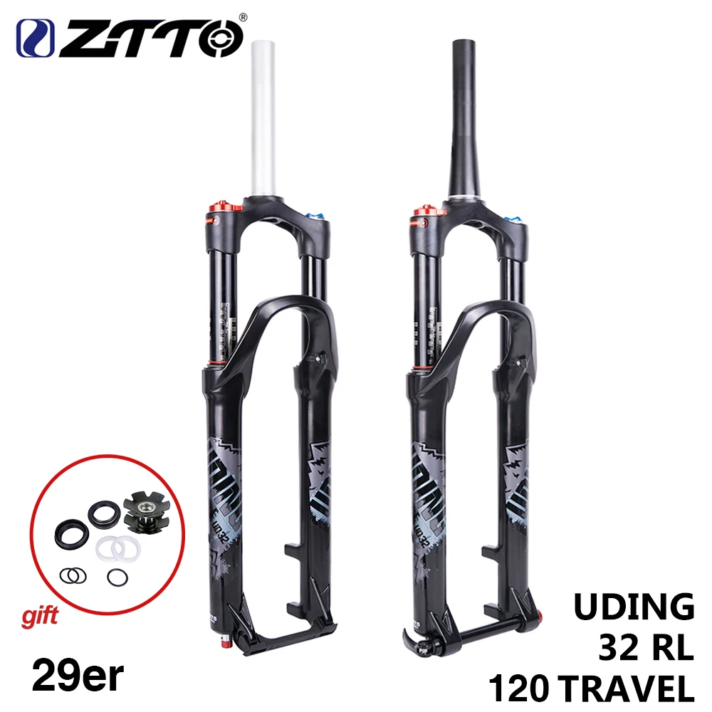ZTTO MTB UDING 32 RL 120mm Air 29 29er Inch Fork Suspension Lock ...