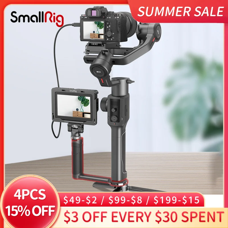 SmallRig Side Handle for DJI RS3/RS3 Pro/Ronin S/ SC & Zhiyun Crane 2 ...