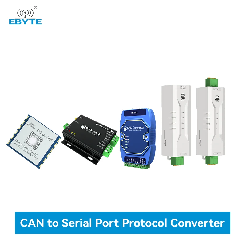 CAN Protocol Converter CAN to TTL/RS485/RS232/RS422/Ethernet/WiFi AT ...