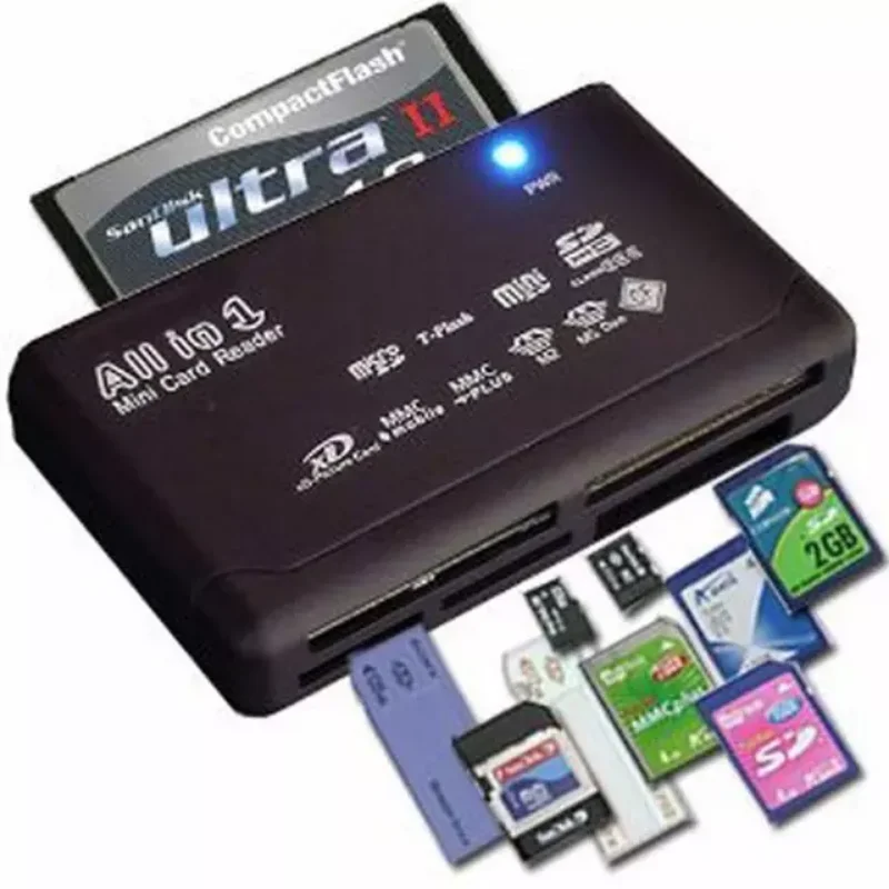 Mini Memory Cardreader All in One Card Reader USB 2.0 480Mbps Card ...