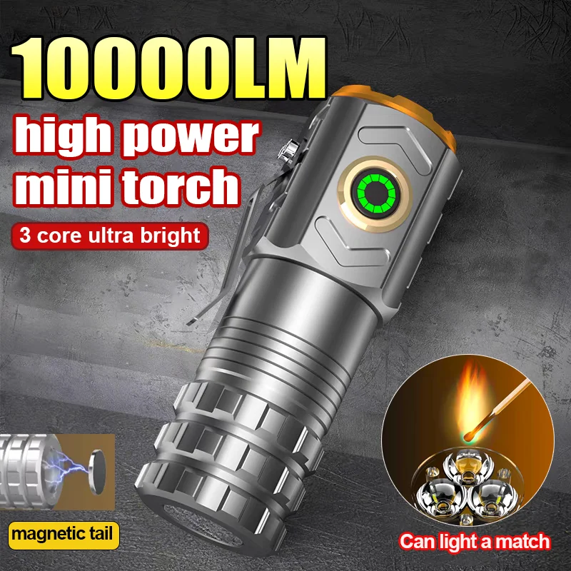 10000LM-Ultra-Bright-Led-Flashlight-18500-Rechargeable-Led-Torch ...
