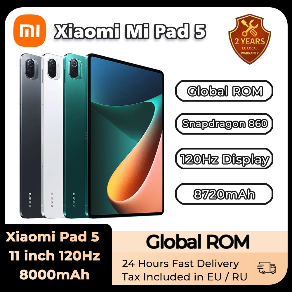 XIAOMI-Tableta-Pad-5-Rom-Global-Android-11-MIUI-12-5-Snapdragon-860-6GB ...