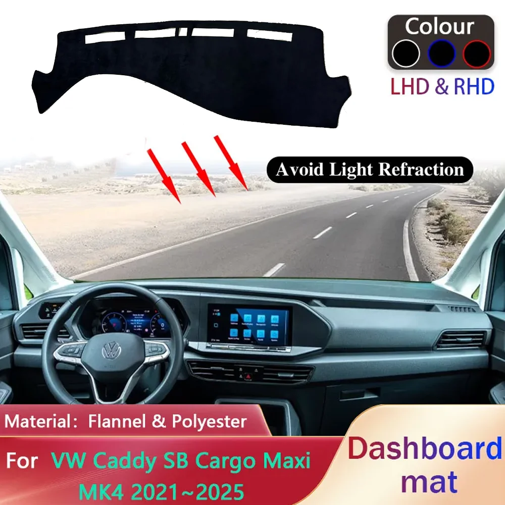 Dashboard Pad for Volkswagen VW Caddy Maxi Style 2025: Real-World Fit ...