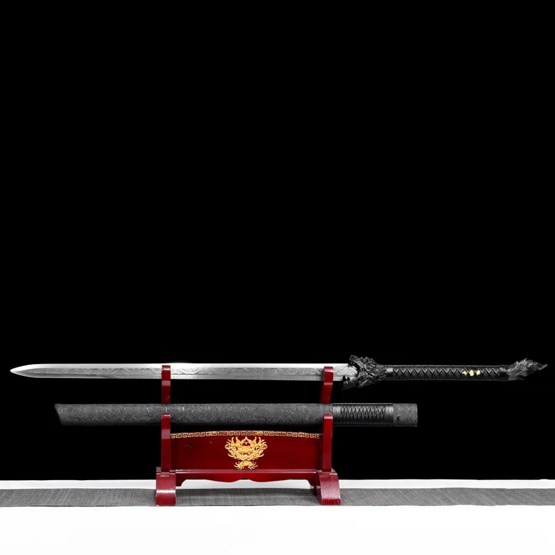 Espada-de-Metal-de-preparaci-n-de-batalla-Medieval-katana-de-115cm-arma ...