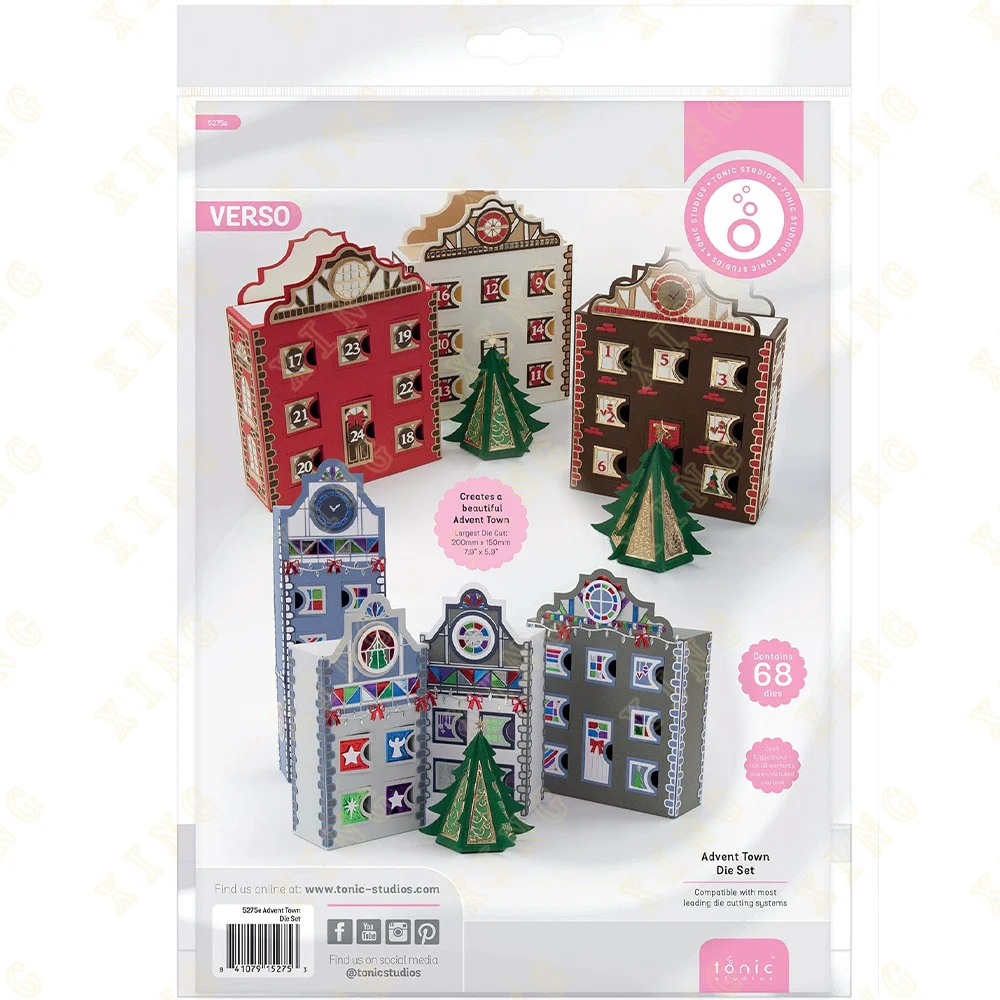 Advent-Town-Die-Set-Metal-Craft-Cutting-Dies-DIY-Scrapbook-Paper-Diary ...