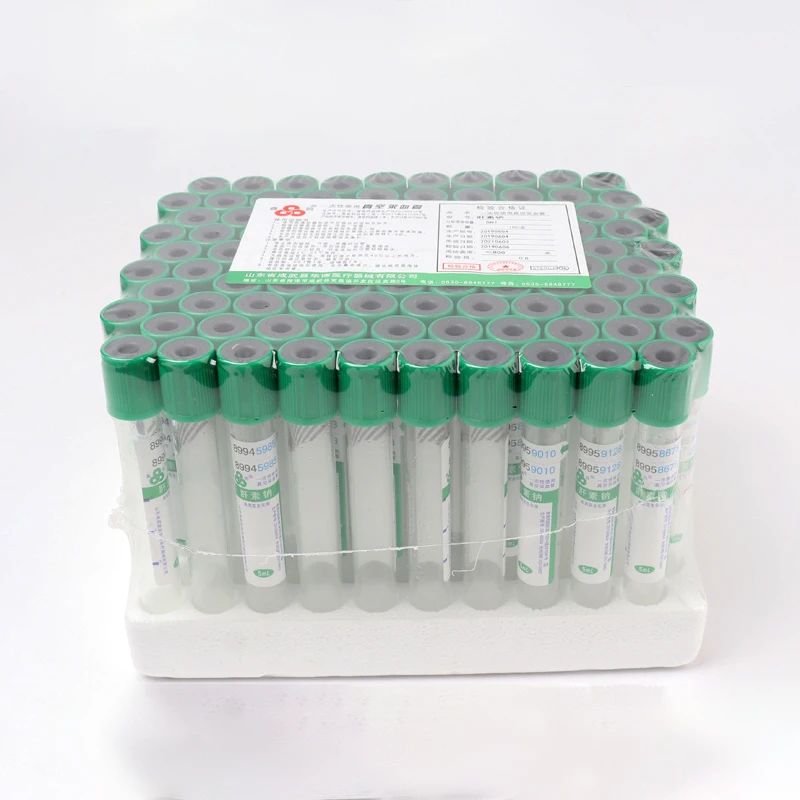 Disposable-Sterile-Vacuum-Blood-Collection-Tube-With-Heparin-Sodium ...