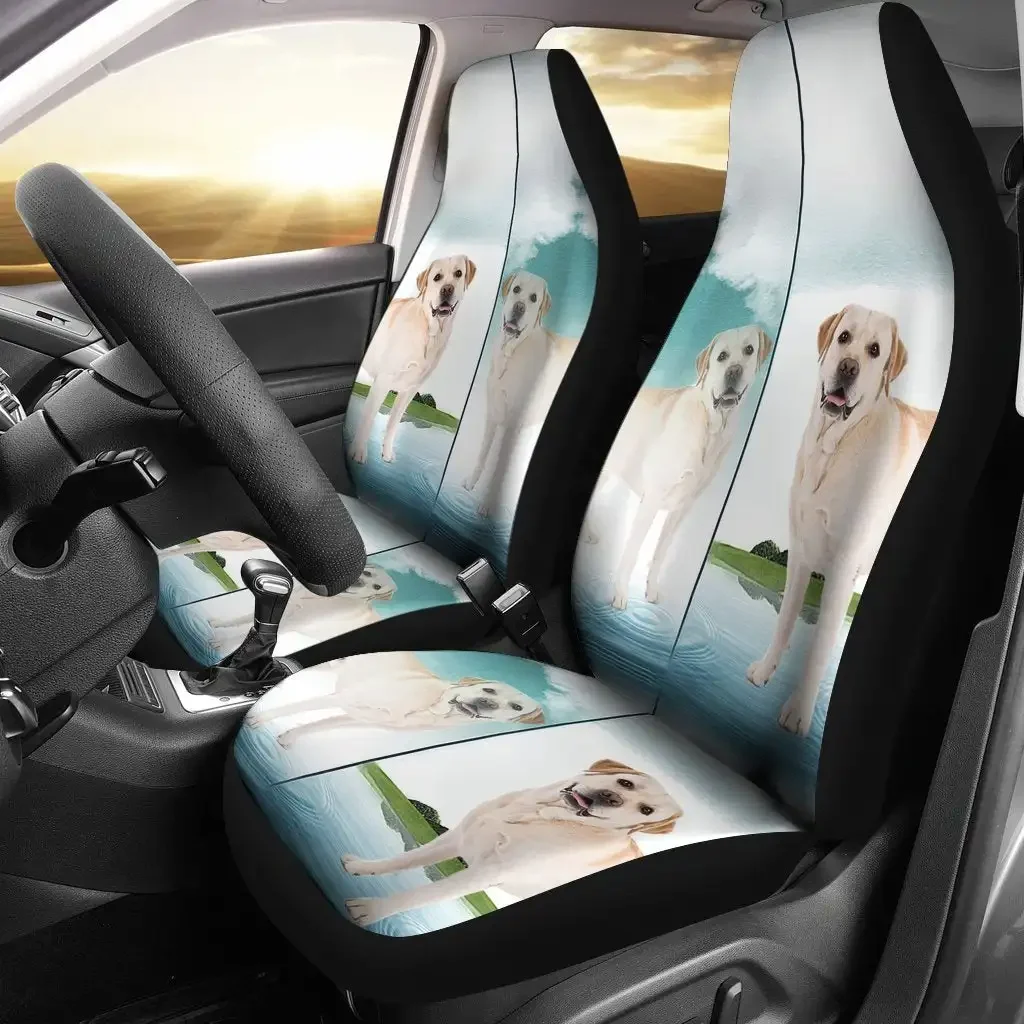 Amazing-Labrador-Retriever-Print-Car-Seat-Covers-Set-2-Pc-Car ...
