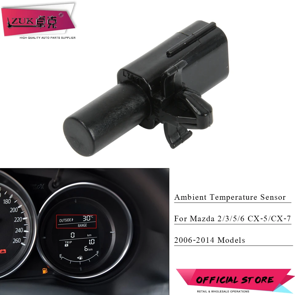 ZUK-Auto-Car-Ambient-Outdoor-Air-Temperature-Sensor-For-Mazda-2-3-5-6 ...