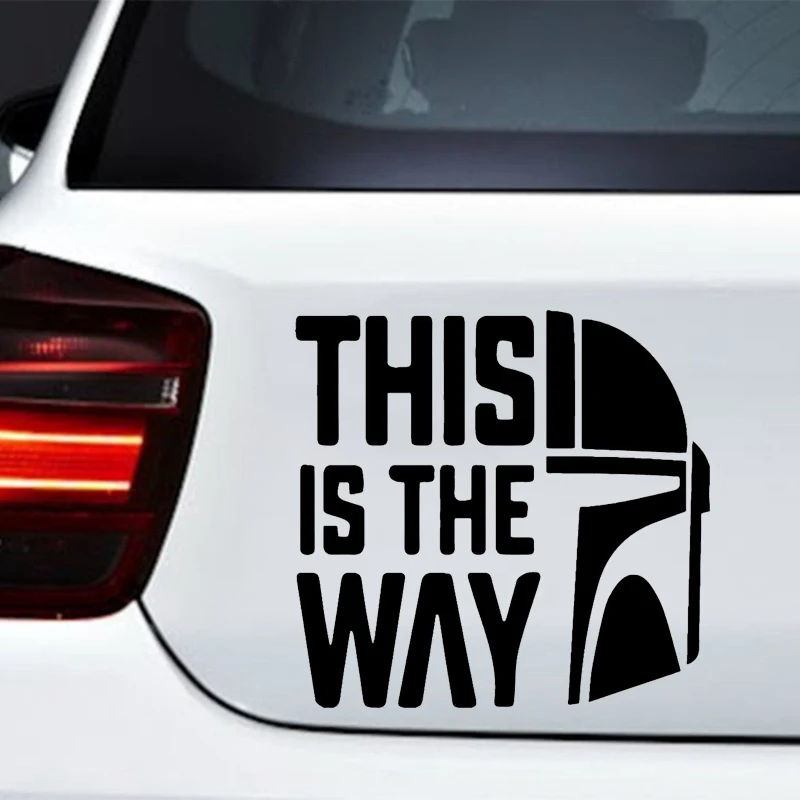 12170 15x14CM This is the way Vinyl Decal Car Sticker Waterproof Auto Decors For Bumper Rear Window AliExpress