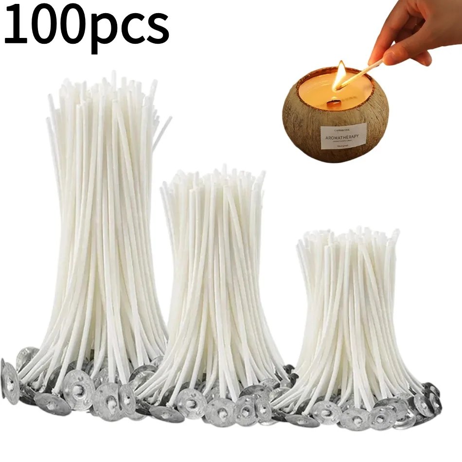 100-Pcs-set-6cm-9cm-15-18cm-20m-Candle-Wick-Wax-Auxiliary-Material-Kit ...