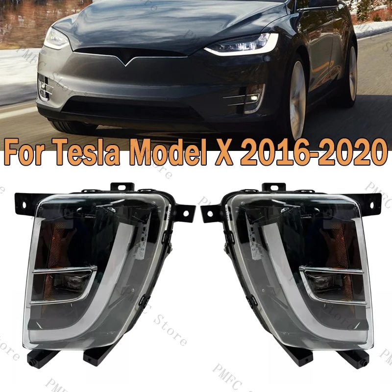 LED-DRL-Front-Bumper-Fog-Light-Daytime-Running-Light-Fog-Lamp-For-Tesla ...