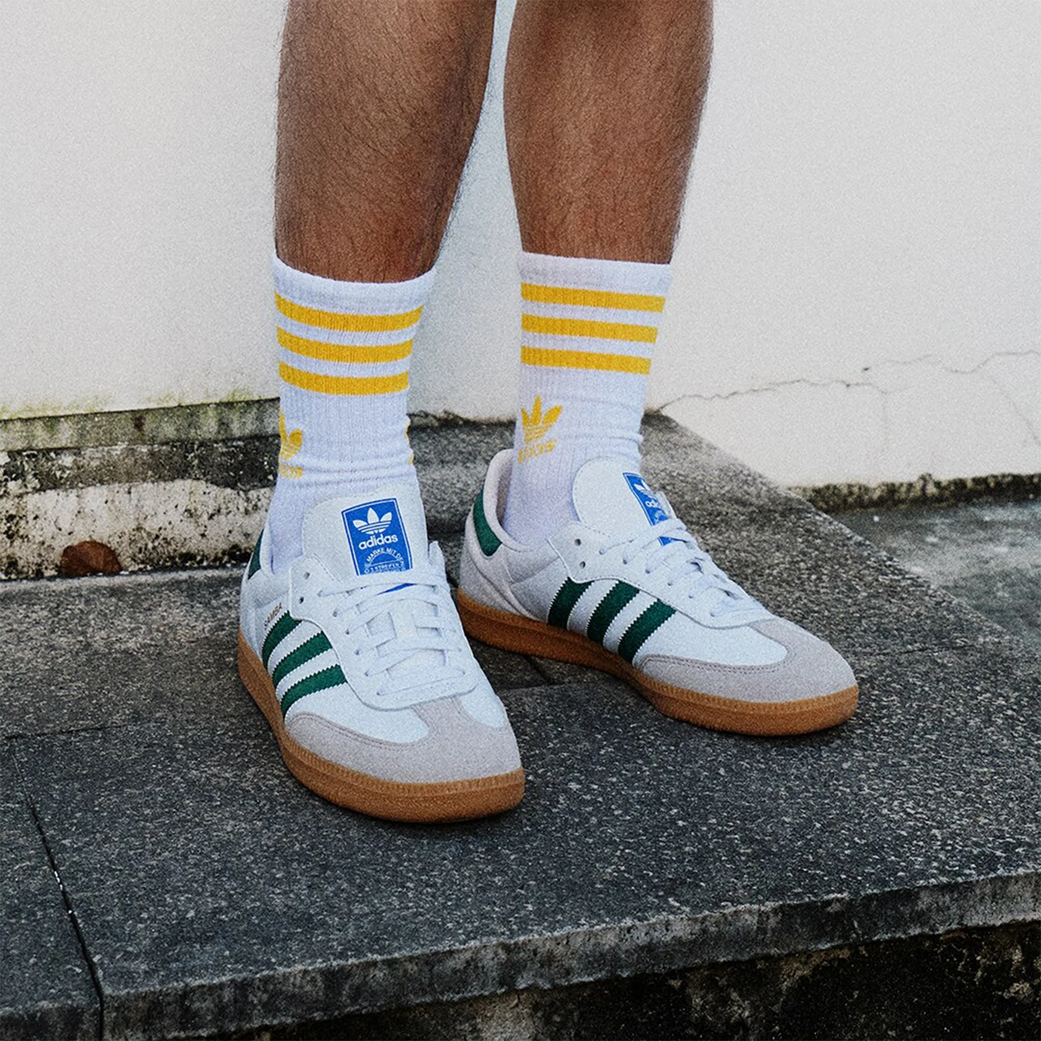 Adidas Oficial Autêntico Três Listras Samba OG Tênis Clássico Unissex ...