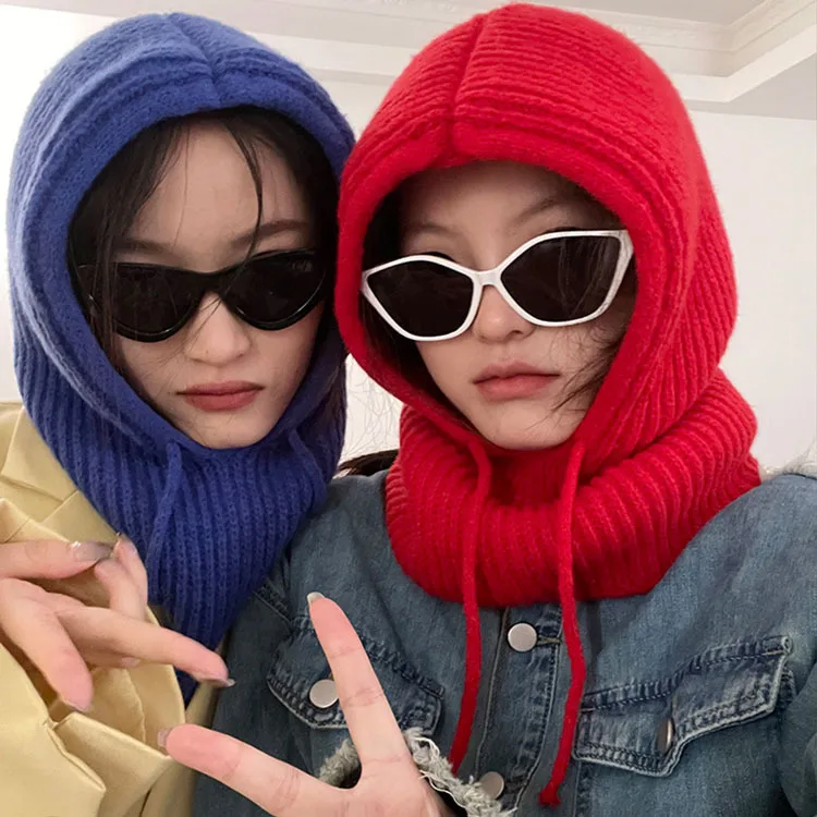 Gorros-de-punto-con-capucha-para-hombre-y-mujer-gorro-de-una-pieza-con ...