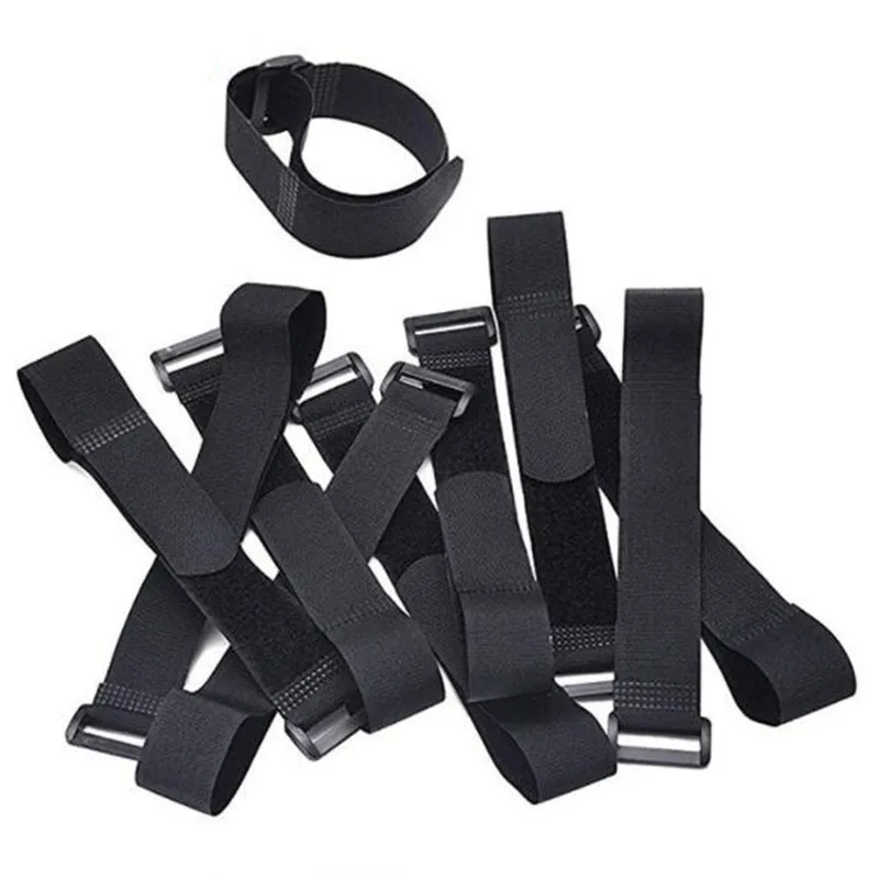 10 Pcs Reusable Fastening Cable Straps Cable Ties MultiPurpose Hook and ...