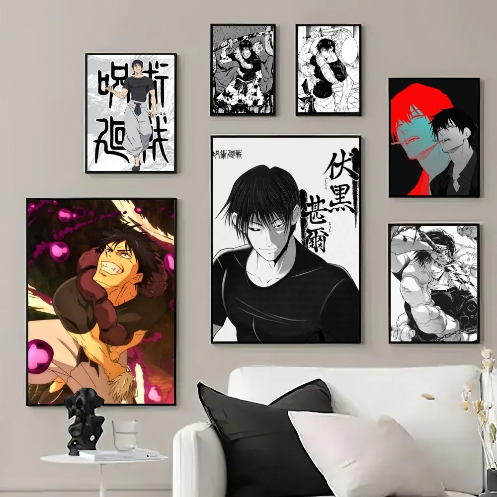 Anime-J-Jujutsu-Kaisen-Fushiguro-Toji-Poster-Prints-Wall-Pictures ...