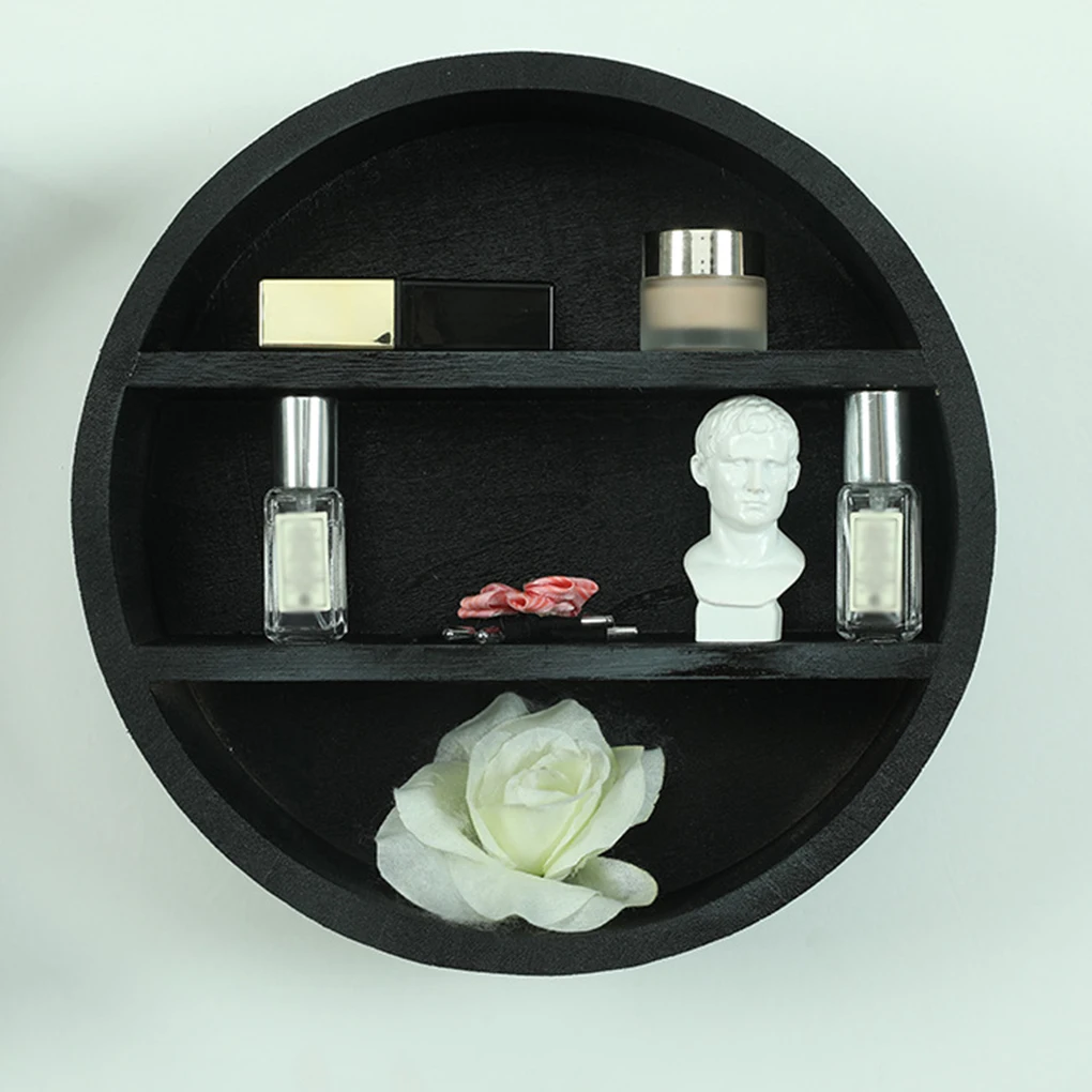Rose White Corner Wall Shelf Idea