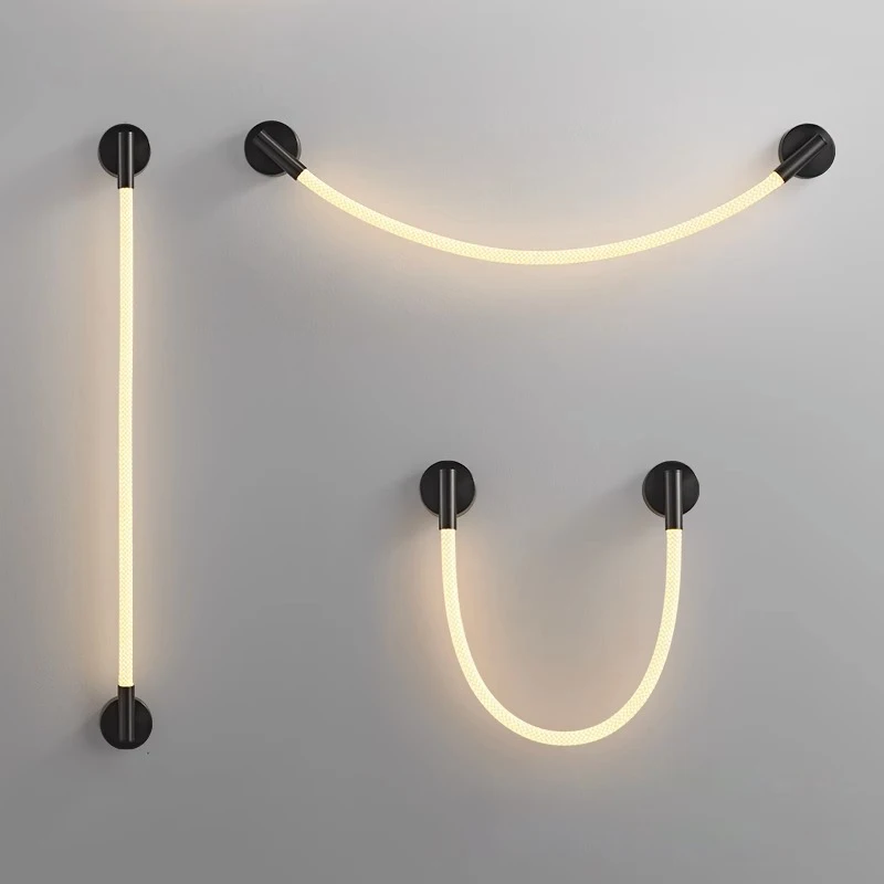 Modern-Woven-Silicone-LED-Neon-Tube-Wall-Lamp-For-Bedroom-Nordic-360 ...