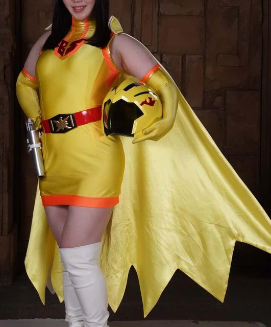 Sexy Yellow Power Ranger Costume
