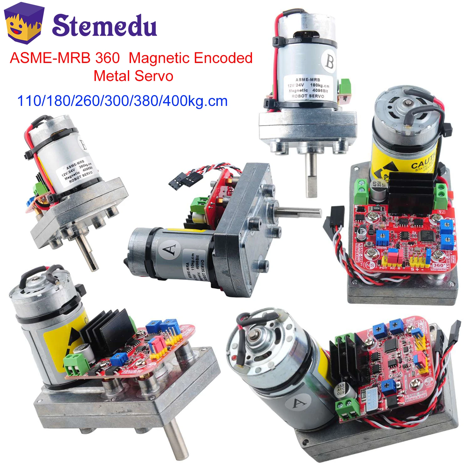 ASME-MRB 360 Degree Servo High Power Torque Magnetic Encoded Steering ...