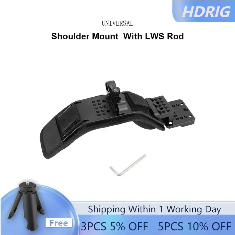 HDRIG-Ergonomic-Shoulder-Pad-Mount-with-V-Wedge-Mount-15mm-LWS-Rod ...