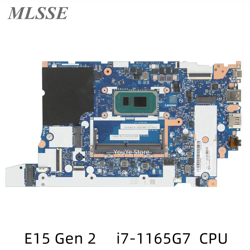 Original-For-Lenovo-ThinkPad-E15-Gen-2-Laptop-Motherboard-i7-1165G7-CPU-5B21K59856-5B20Z48237 ...