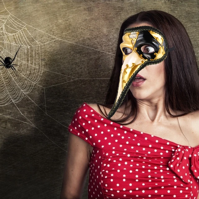 Half Face Drama Mask