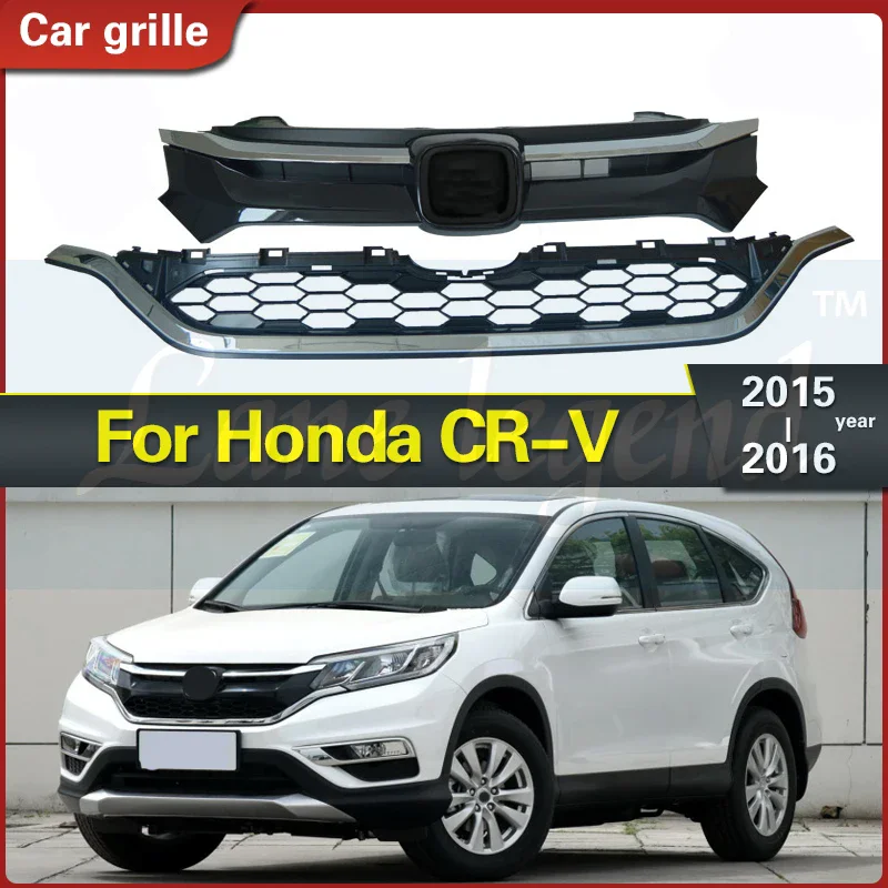 Car Front Racing Grills for Honda CRV CR-V 2015 2016 Grille Trim ...