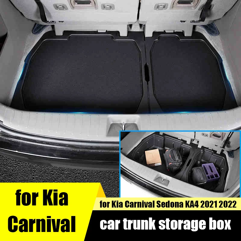 for-Kia-Carnival-Sedona-KA4-2021-2022-car-tailgate-trunk-storage ...