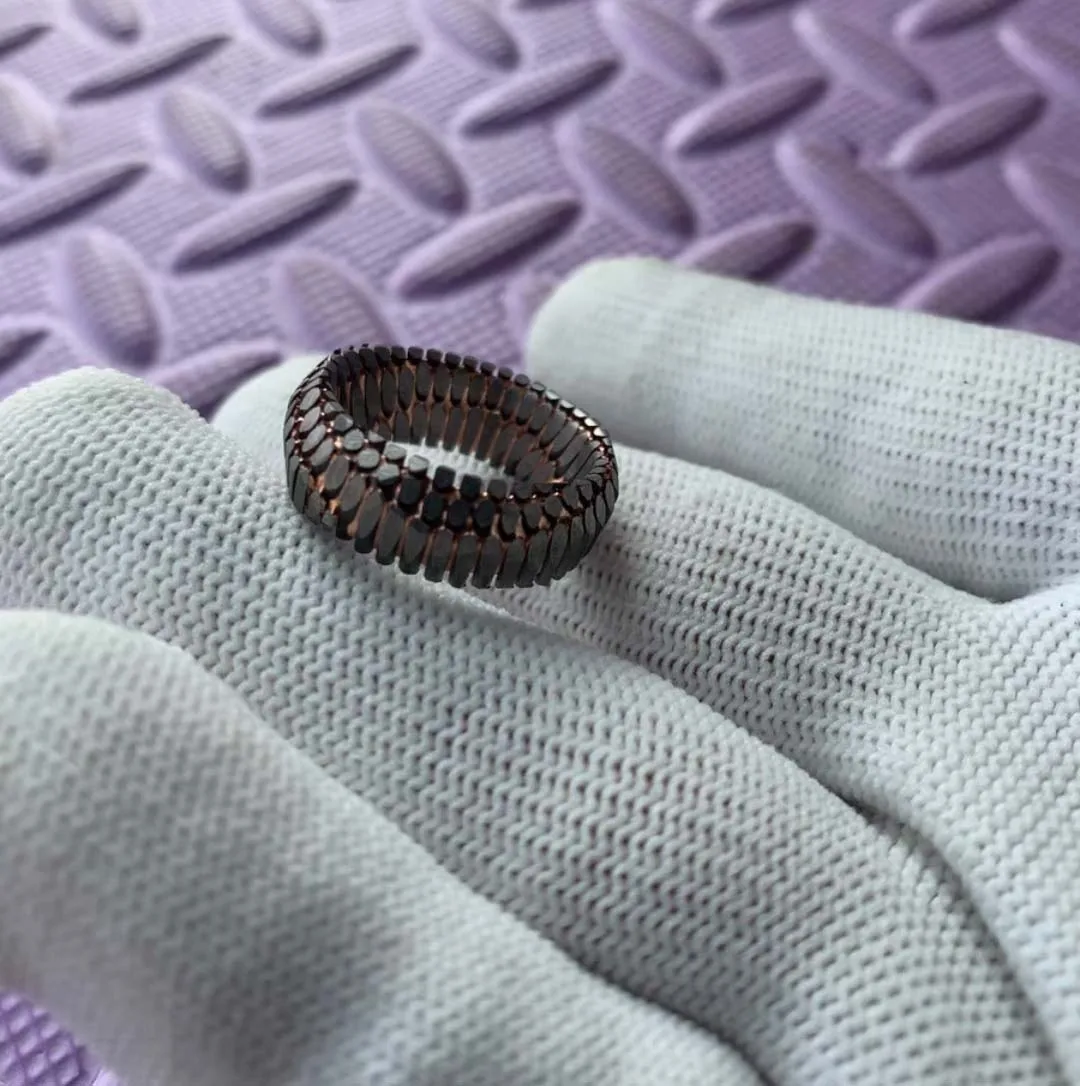 Custom-Made-Etched-Superconductor-Ring-Men-s-Ring-Titanium-Niobium-And ...