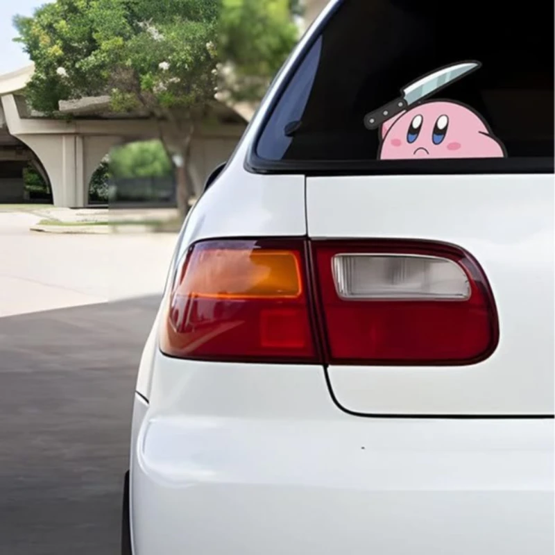 Star-Kirbi-Anime-Car-Sticker-Kawaii-Waterproof-Vinyl-Decal-Car ...