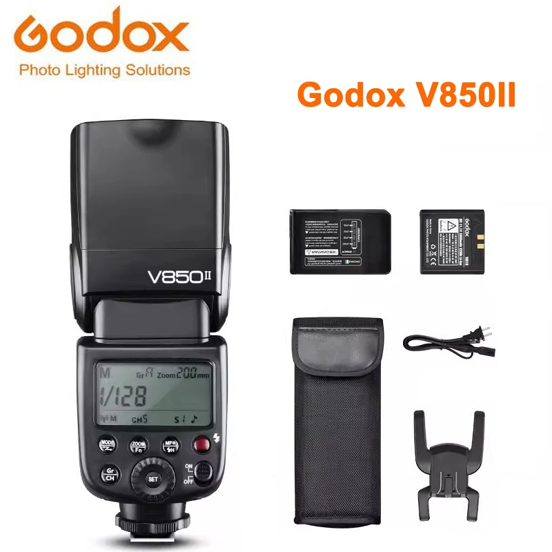 Godox-Flash-de-c-mara-V850II-GN60-sistema-X-inal-mbrico-integrado-de-2 ...