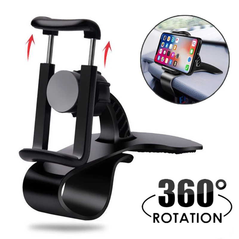Car-Mobile-Phone-Holder-Universal-Dashboard-Easy-Clip-Mount-GPS-Bracket ...