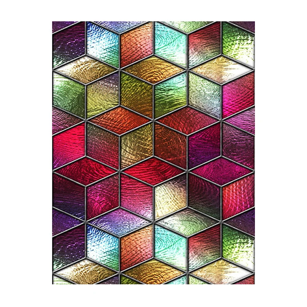 Removable-Window-Sticker-Vintage-Decor-Stained-Glass-Window-Decal-Car ...