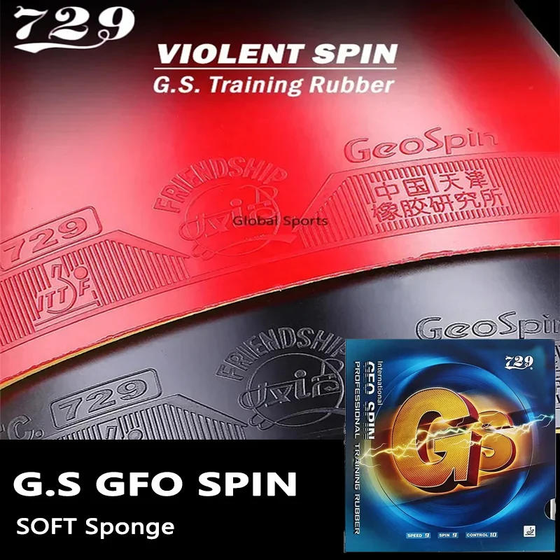 729 Friendship GS Professional TrainingTable Tennis Rubber RITC Geo ...