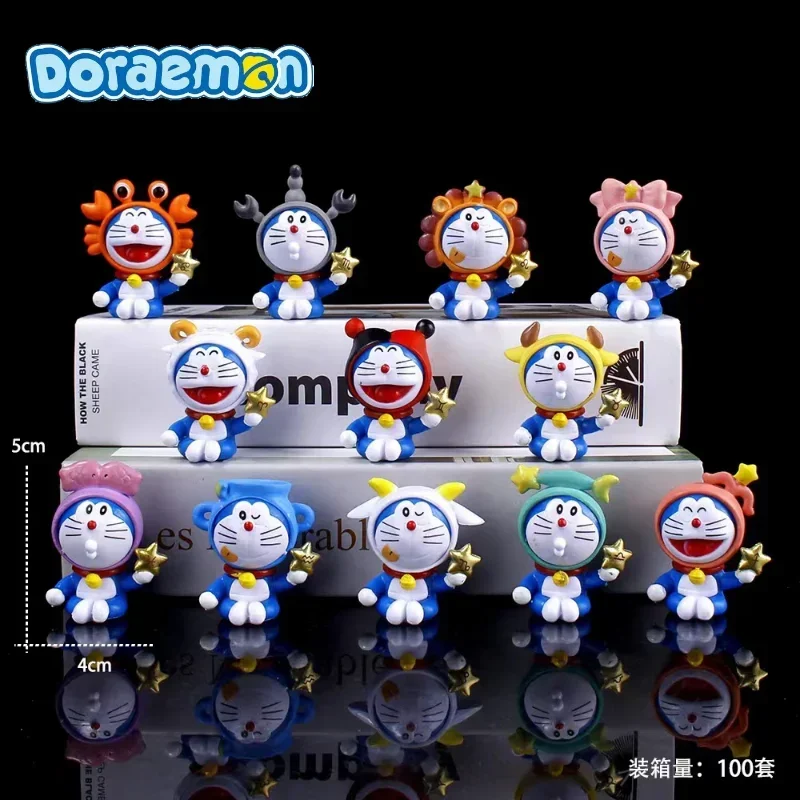12pcs-Doraemon-Cartoon-The-Zodiac-Doraemon-Action-Figure-Cute-Character ...