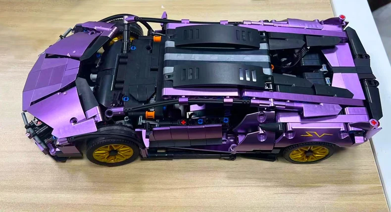 LEGO Technic Voiture Lamborghini Sian Violet - 2618 Pièces - Brick Tech ...