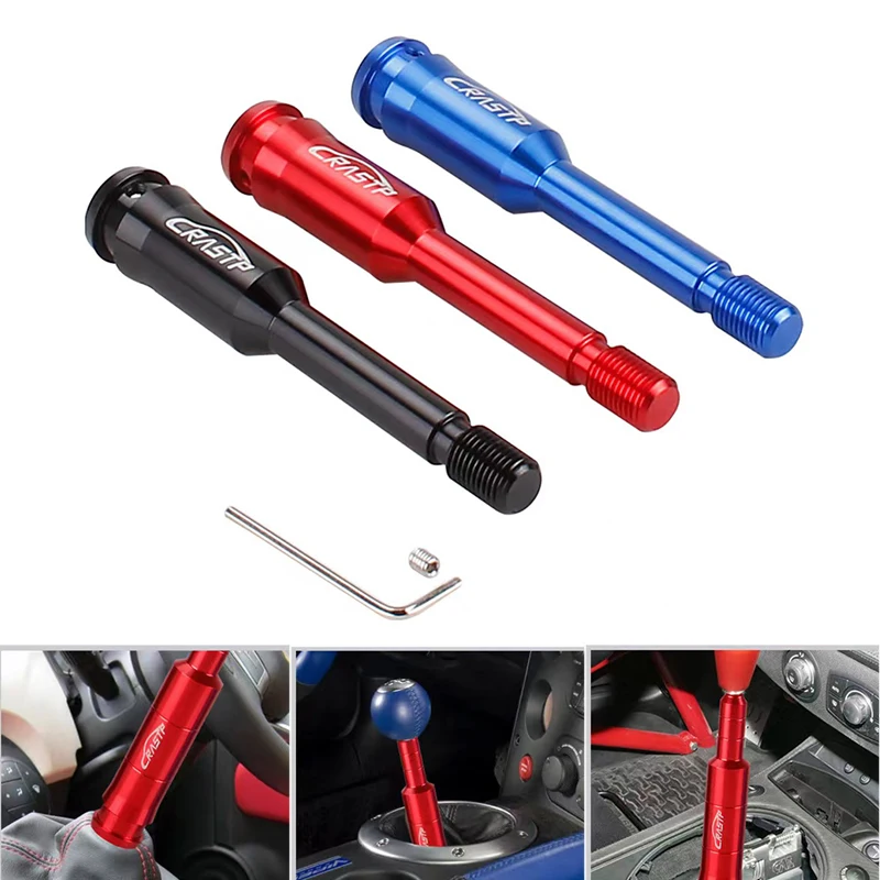Aluminum-Racing-Car-Gear-Lever-Extender-Stick-Gear-Shifter-Extension ...