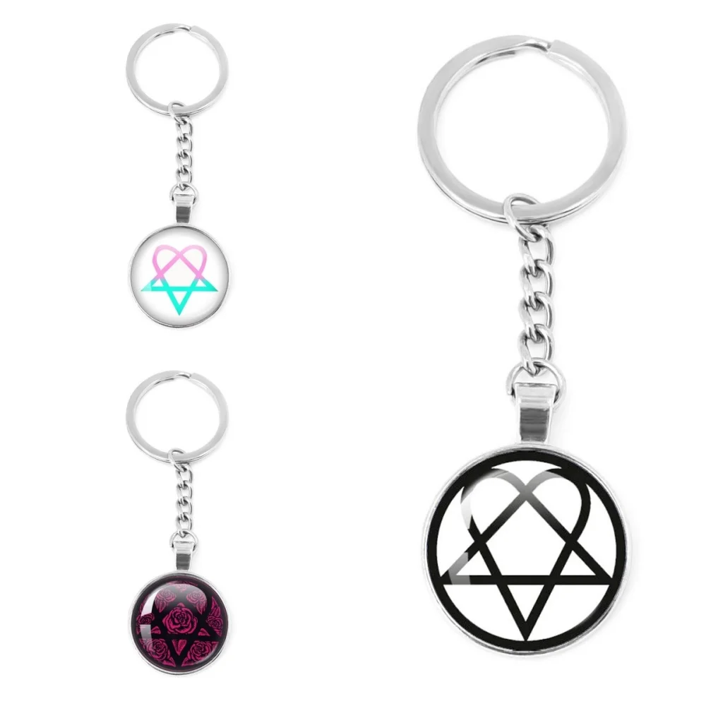 Hip Hop Rock Music Him Heartagram Star Heart Patten Glass Cabochon ...