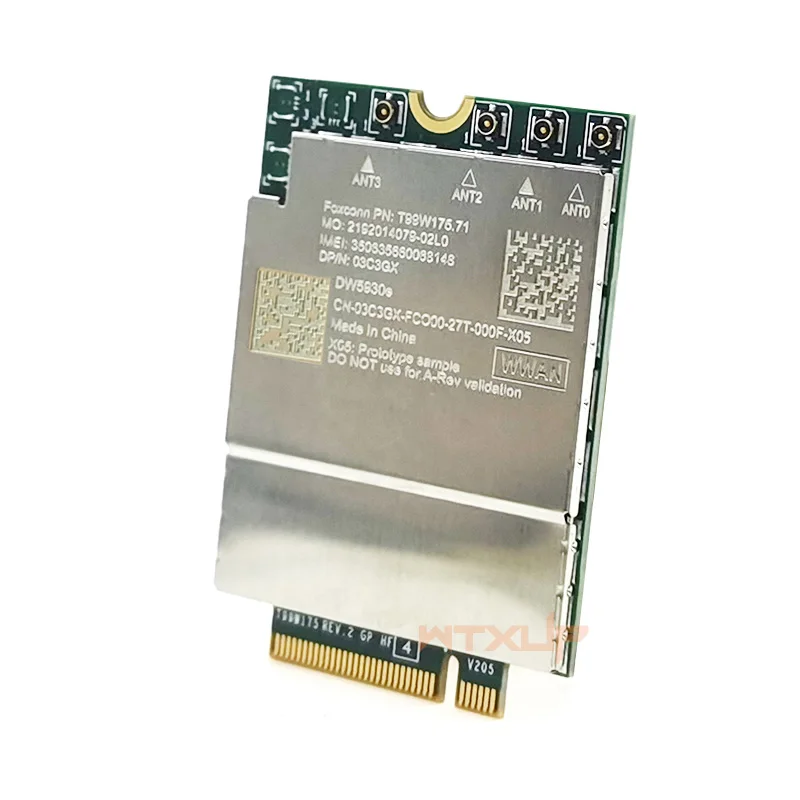 T99W175 DW5930e X55 5G Module DP/N 03C3GX карта WWAN M.2 NGFF для ...