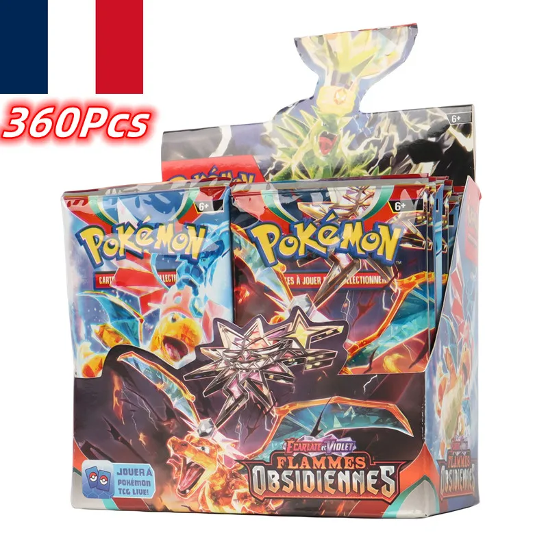 360Pcs-French-Pok-mon-TCG-Scarlet-Violet-Obsidian-Flames-Booster-Box ...