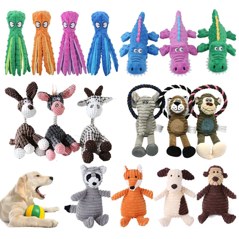 Toys-For-Dog-Octopus-Animal-Shape-Pet-Plush-Toy-Interactive-Cat-Dog ...