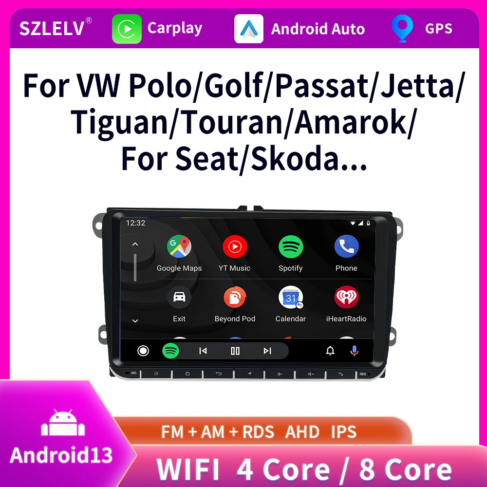Carplay-Android-13-Auto-Car-Radio-For-Volkswagen-VW-Passat-Altea-XL ...