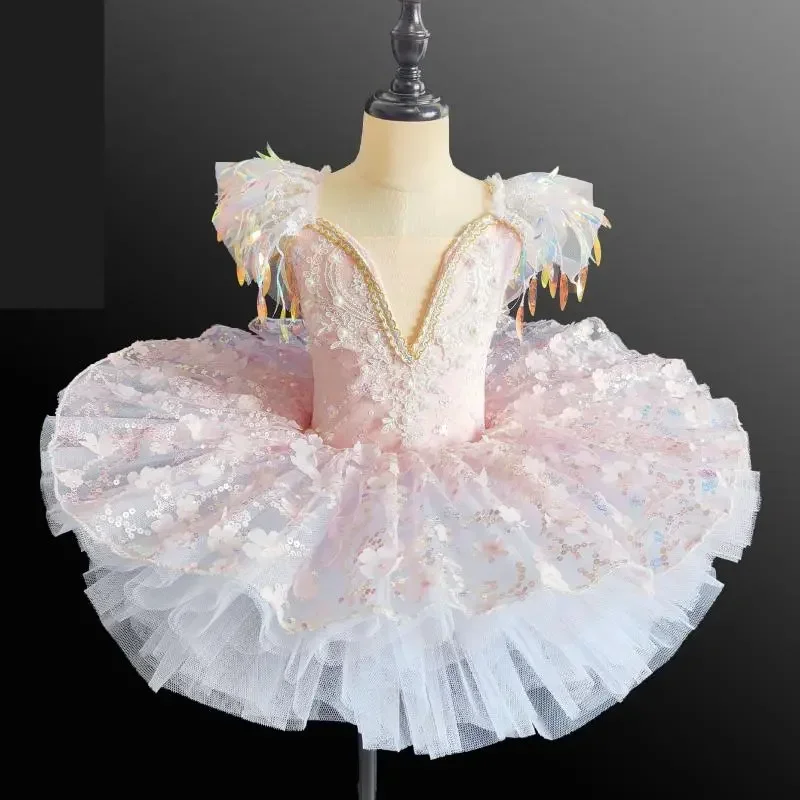 Children-s-professional-ballet-dress-girl-sequin-tassel-modern-dance ...