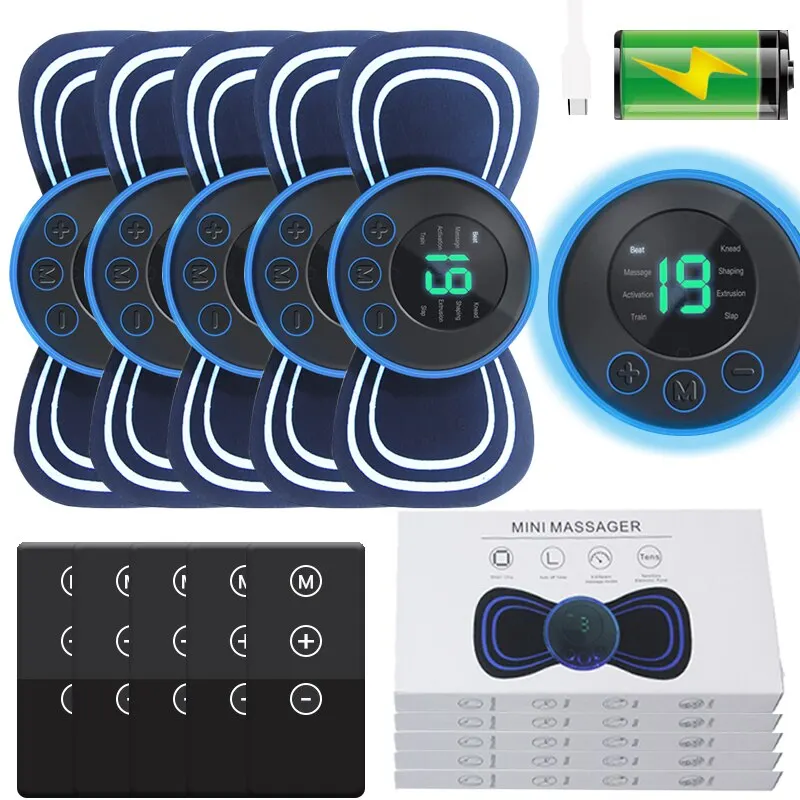 5sets-Together-EMS-Cervical-Vertebra-Neck-Massage-Patch-With-Remote ...