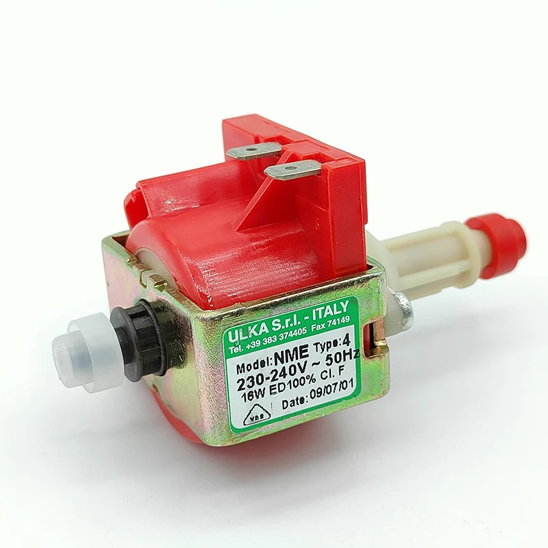 Minibomba electromagnética ULKA NME4 de Italia, 220V, 230V, 16W, cafetera, bomba de agua, bomba ...