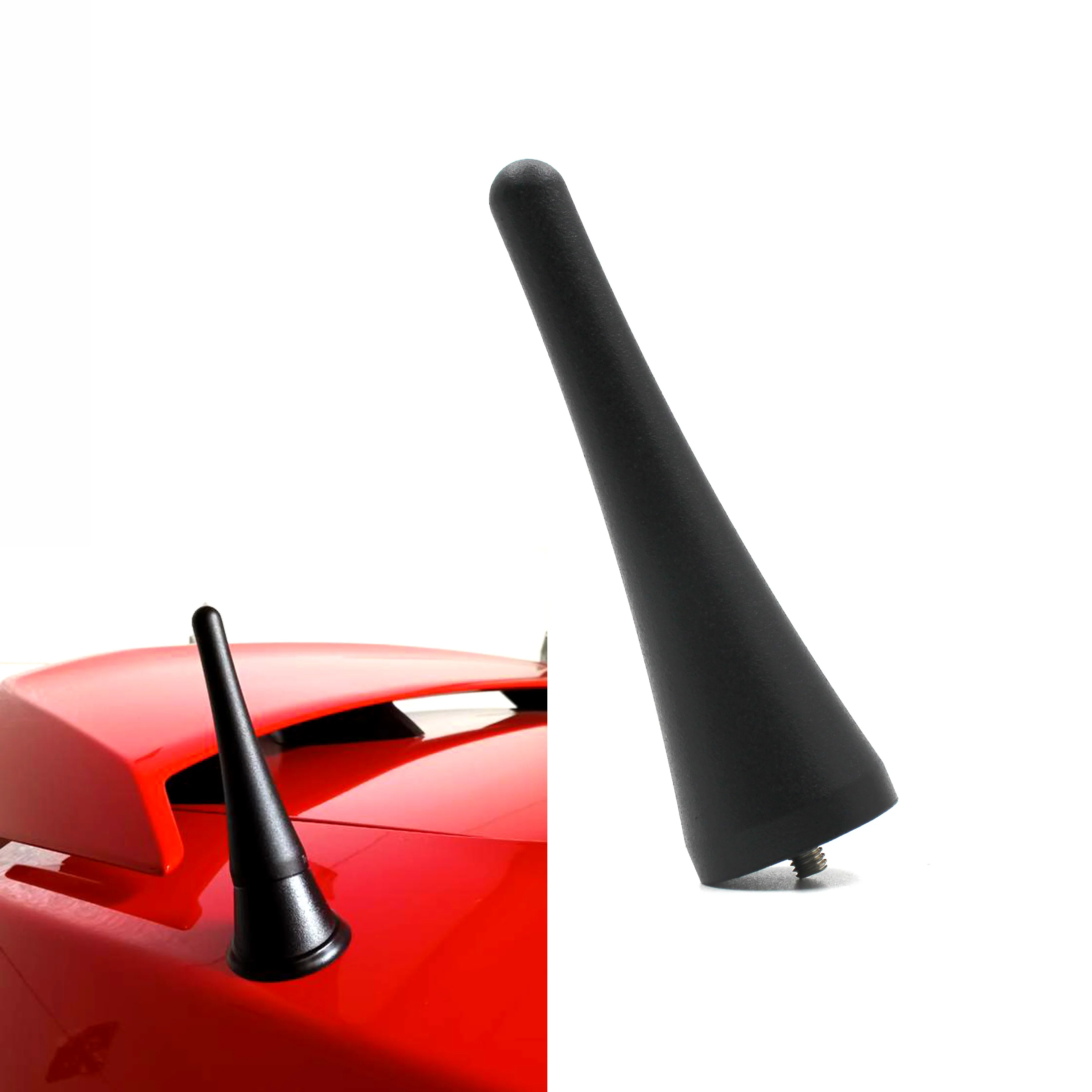 Short Stubby Antenna Mast for 2010 2011 2012 2013 2014 Mustang 3.8 Inch ...