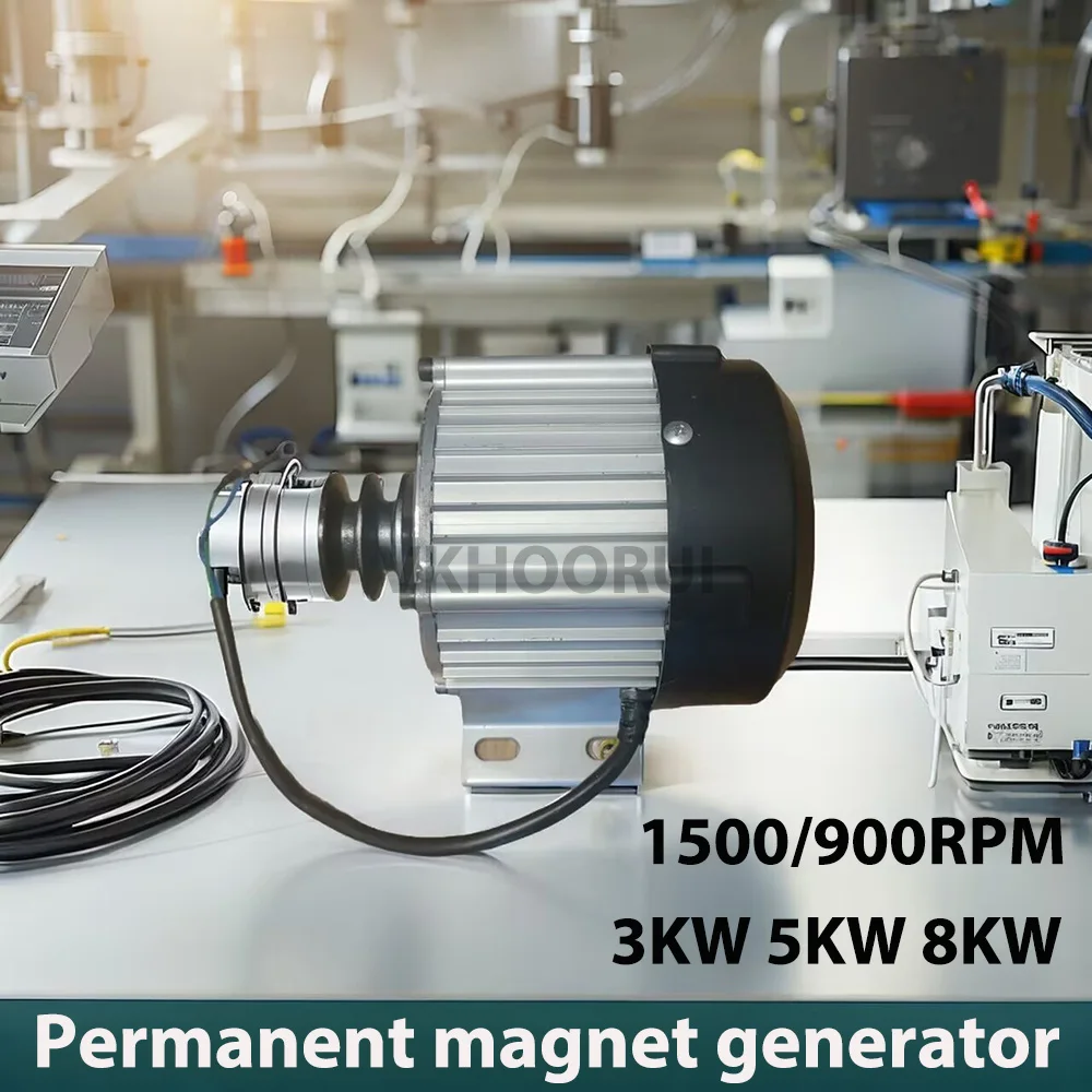 3KW 5KW 8KW permanent magnet generator 220V AC output 2KW Single-phase ...